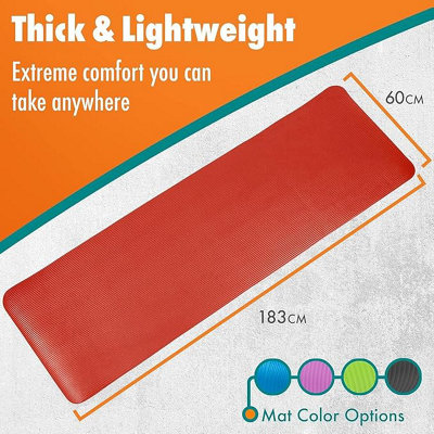 Maximo Exercise NonSlip Yoga Mat Red