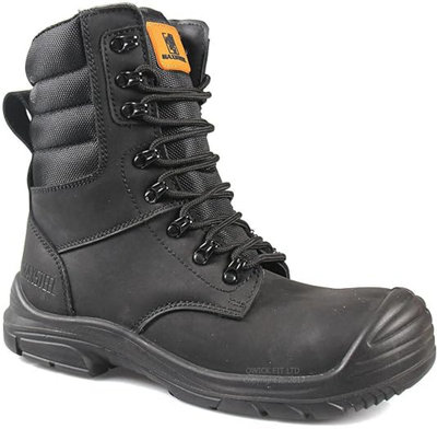 Maxsteel Waterproof Hi Leg Combat Patrol Safety Steel Toe Cap Work ...