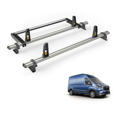 Maxus Deliver 9 Roof Rack for (2020+) 2 Roof Bars & Roller - Van Guard Plus