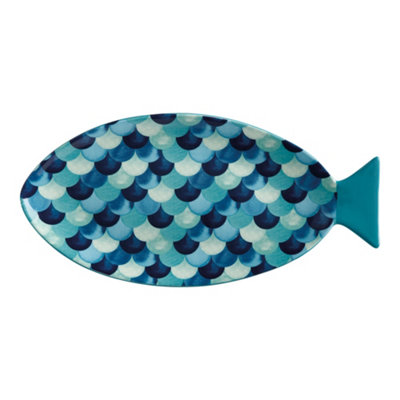 Maxwell & Williams Reef 40cm Fish Shaped Platter | DIY at B&Q