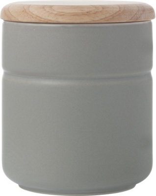 Maxwell & Williams Tint Grey Porcelain 600ml Canister | DIY at B&Q