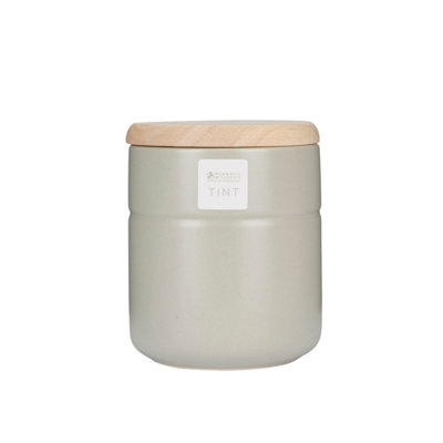 Maxwell & Williams Tint Grey Porcelain 600ml Canister