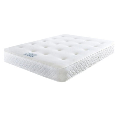 Mayfair Bubble Bed Frame with 54" Headboard & Chelsea mattress - Black ...