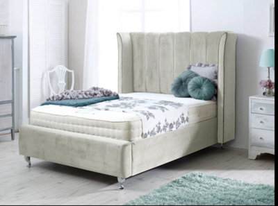 Mayfair Luxury Curved Wing Panelled Bed Frame - Add Professional ...