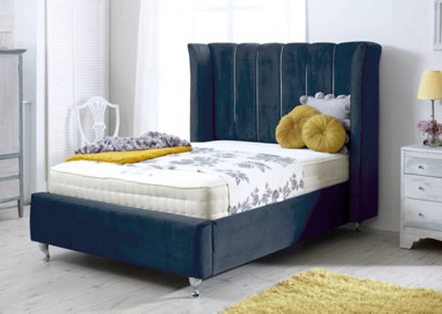 Mayfair Luxury Curved Wing Panelled Bed Frame - Doorstep Delivery Only ...