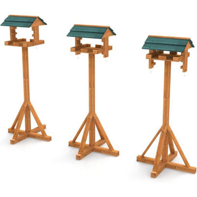 Maypole Adjustable Bird Table with Easy Clean Removable Base