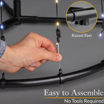 Maypole Christmas Tree Micro LED Light Indoor Outdoor Decoration 2.5m ...