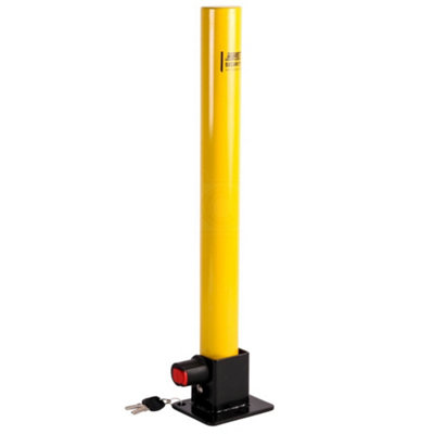Maypole Durable Security Parking Post Fold Down Bollard Lock Driveway ...