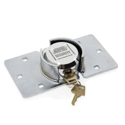 Maypole Heavy Duty Van Door Lock Security With Chrome Hasp + Nuts Bolts ...