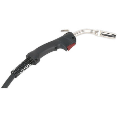 MB25 MIG Welding Torch with Euro Connector and 4m Heat Resistant Cable