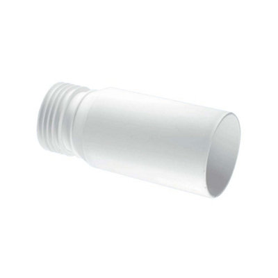 McAlpine Adjustable Length Straight Extension Piece for Rigid WC Connector