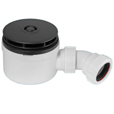 McAlpine Bathroom Universal Round Shallow Removable Flange Shower Tray ...