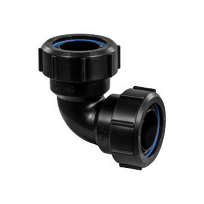 McAlpine Black Multifit 90 Degree Bend 1.25" MS4-BL