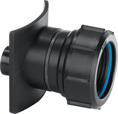McAlpine BOSS110TCAST-BL Black Mechanical Two Piece Cast Iron Soil Pipe ...