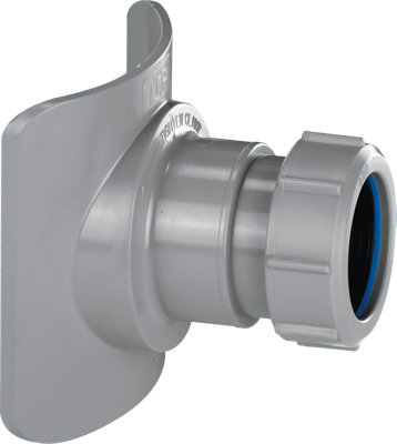 McAlpine BOSSCONN110Z-GR Black Mechanical Soil Pipe Boss Connector