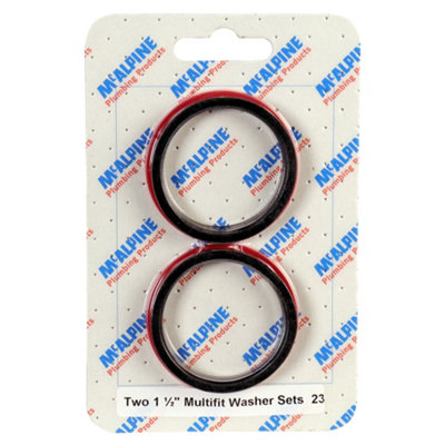 McAlpine CARD-23 Two 1" Multifit Washer Sets - PWM2 x 2 + RWM2 x 2 ...