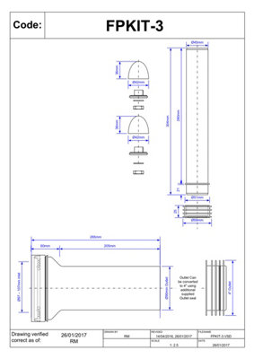 McAlpine FPKIT-3 WC Frame Connector Kit comprising WC Connector with ...