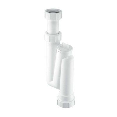 McAlpine OBT1 75mm Water Seal Adjustable Inlet Offset Basin Trap