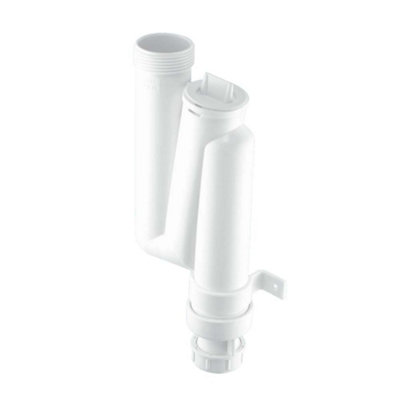 McAlpine Offset Tubular Trap with 34mm Open Inlet Compression Outlet