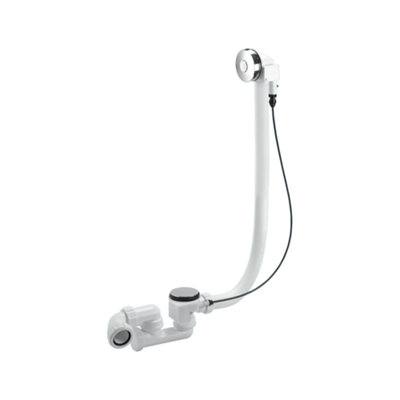 McAlpine PUB-PB-1M 1.5" x 70mm Pop-Up Push Button Bath Waste and Overflow