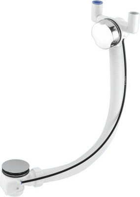 McAlpine PUWF3-CP Wasteflow with Pop-Up Waste and Trap, Chrome Plated ...