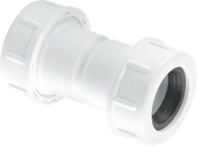 McAlpine R1M 19/23mm Universal Straight Overflow Connector