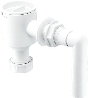 McAlpine R30 0.75" Complete Screened Tank Overflow Connector