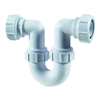 McAlpine Seal Running P Trap White 50mm X 75mm Sg10