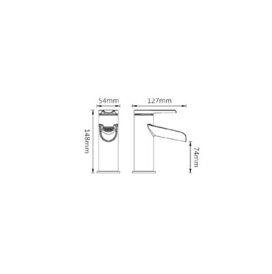 McAlpine Solway Basin Mixer Tap Chrome Plated BM-S