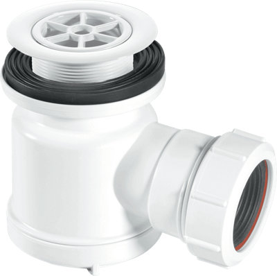 McAlpine STW1-R 19mm Water Seal Shower Trap with Universal Outlet