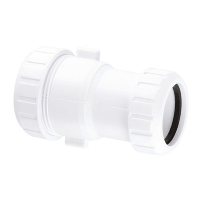 McAlpine T28L 1" Surefit x Multifit Straight Connector | DIY at B&Q