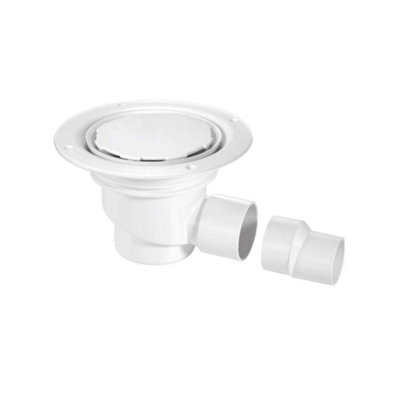 McAlpine TSG1WH-NSC 75mm Water Seal Trapped Gully, Clamp Ring and Cover ...