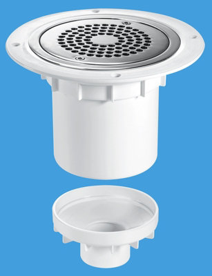 McAlpine TSG2-ANTI/LIG 75mm Water Seal Trapped Gully 110mm or 2 ...