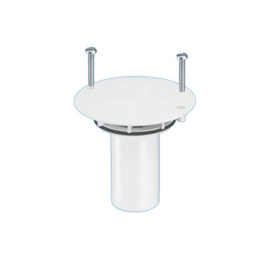McAlpine TSGWCOVER+TUBE White Plastic Cover Plate and Insert Tube for Gully