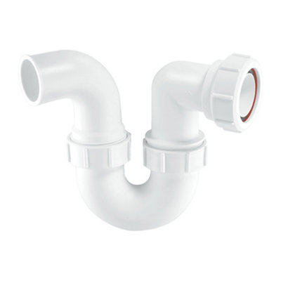 McAlpine TT10 75mm Water Seal Running Tubular 'P' Trap with 1.5 ...