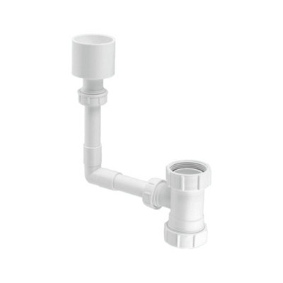 McAlpine TUNKIT-1 WC Overflow Kit with Tun Dish Overflow into flush pipe.