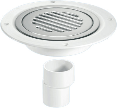 McAlpine USG2SS-SL-NSC Untrapped Gully, Clamp Ring and Cover Plate, 2 ...