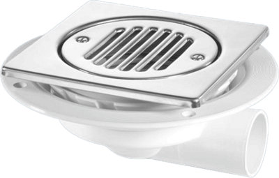 McAlpine USG3T6SS Untrapped Gully. Tile/Grating with removable Grid, 1 ...