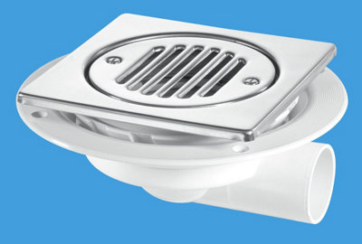 McAlpine USG3T6SS Untrapped Gully. Tile/Grating with removable Grid, 1 ...