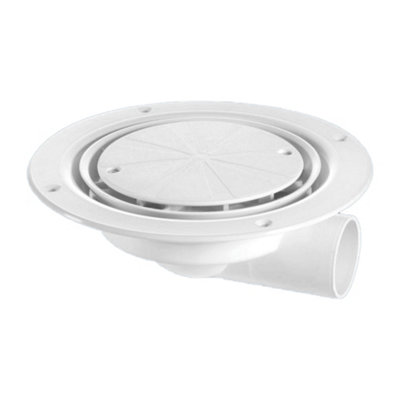 McAlpine USG3WH Untrapped Gully, Clamp Ring and Cover Plate, 1 ...