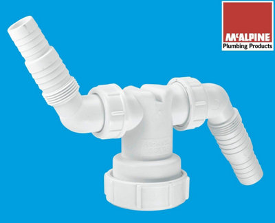 McAlpine V33WM Twin Connector for plumbing two domestic appliance ...
