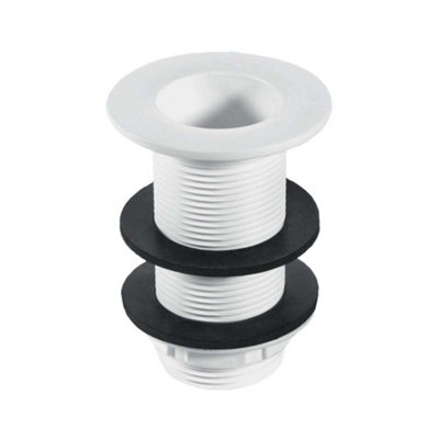 McAlpine W21 Tank Overflow 70mm Flange x 3.5" Tail Unslotted Waste ...