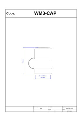 McAlpine WM3-CAP Standpipe Cap