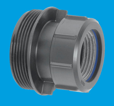 McAlpine ZS31M Straight Connector 1" Multifit x 2" BSP Male thread