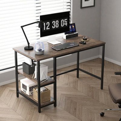 MCC Direct Computer Desk with 2 adjustable shelves 100cm Chicago ...