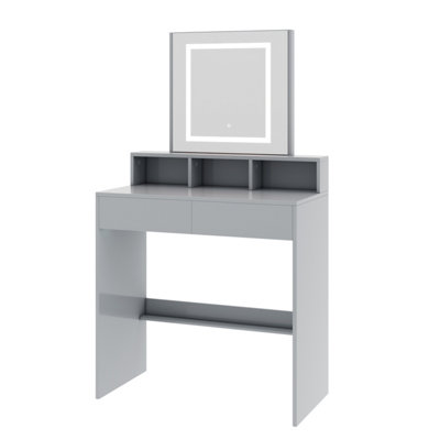 MCC Direct Dressing Table Adjustable LED Mirror Vanity Table Make up ...