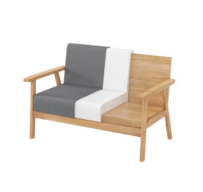 Single seater wooden sofa store