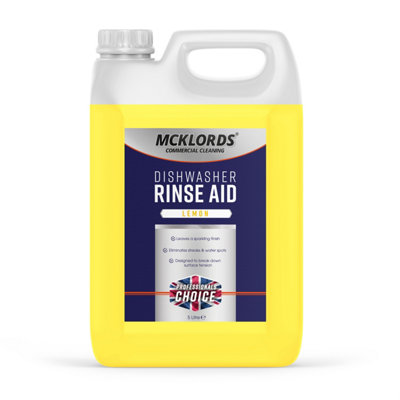 McKLords Commercial - Dishwasher Rinse Aid (Lemon Fragrance) - 5L