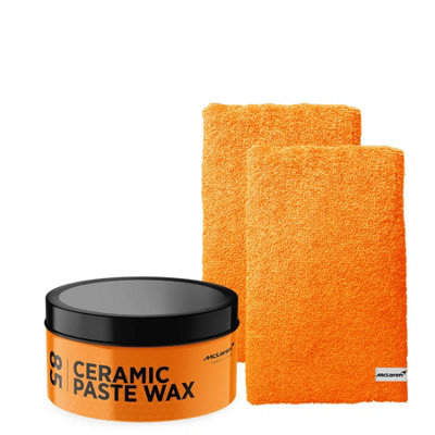 McLaren Ceramic Paste Wax 200ml + 2xLuxury Micro Fiber Towels