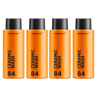 McLaren Ceramic Wash Shampoo for Coated and Uncoated Vehicles 4x500ml